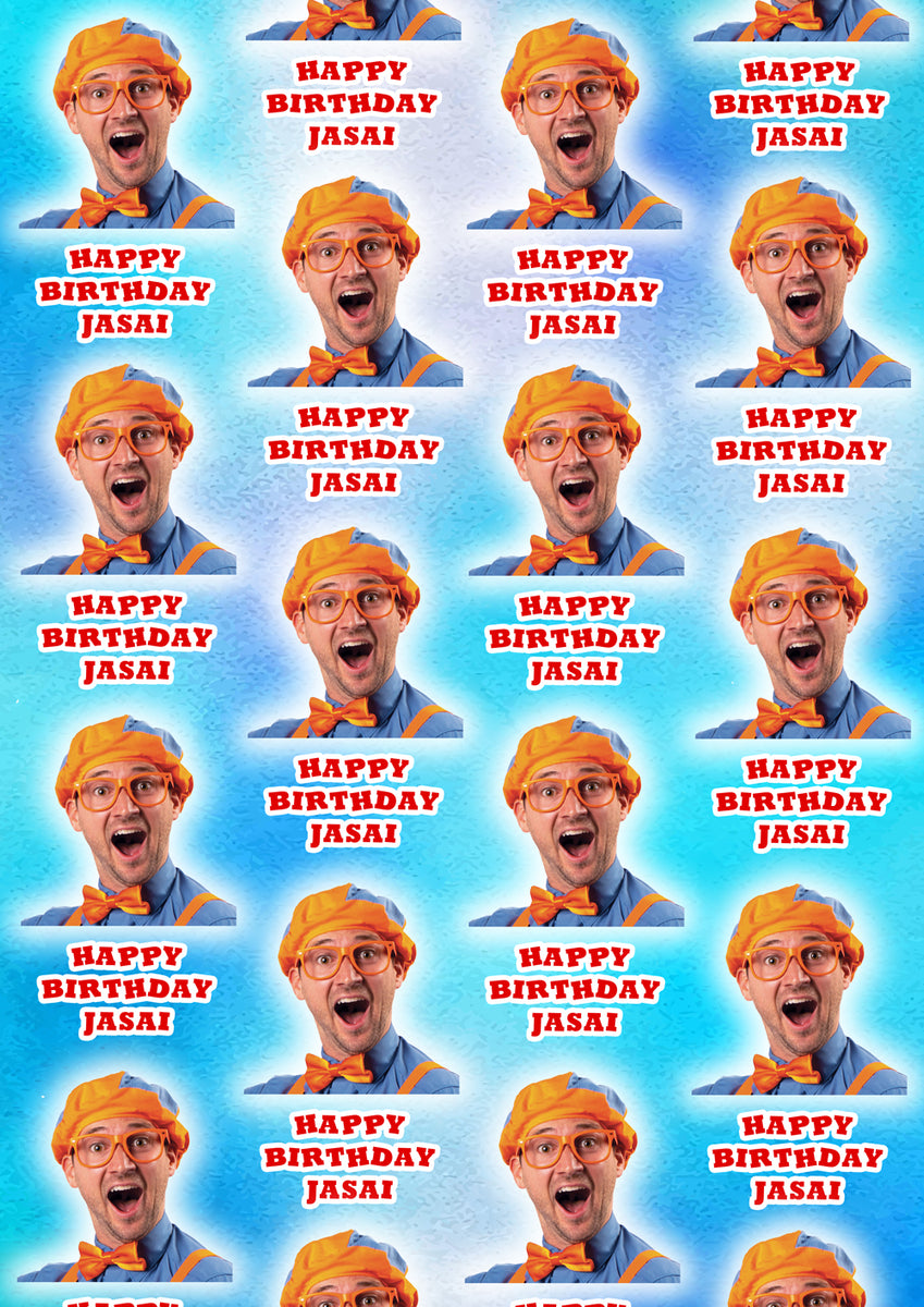 BLIPPI Personalised Wrapping Paper – elephano.com