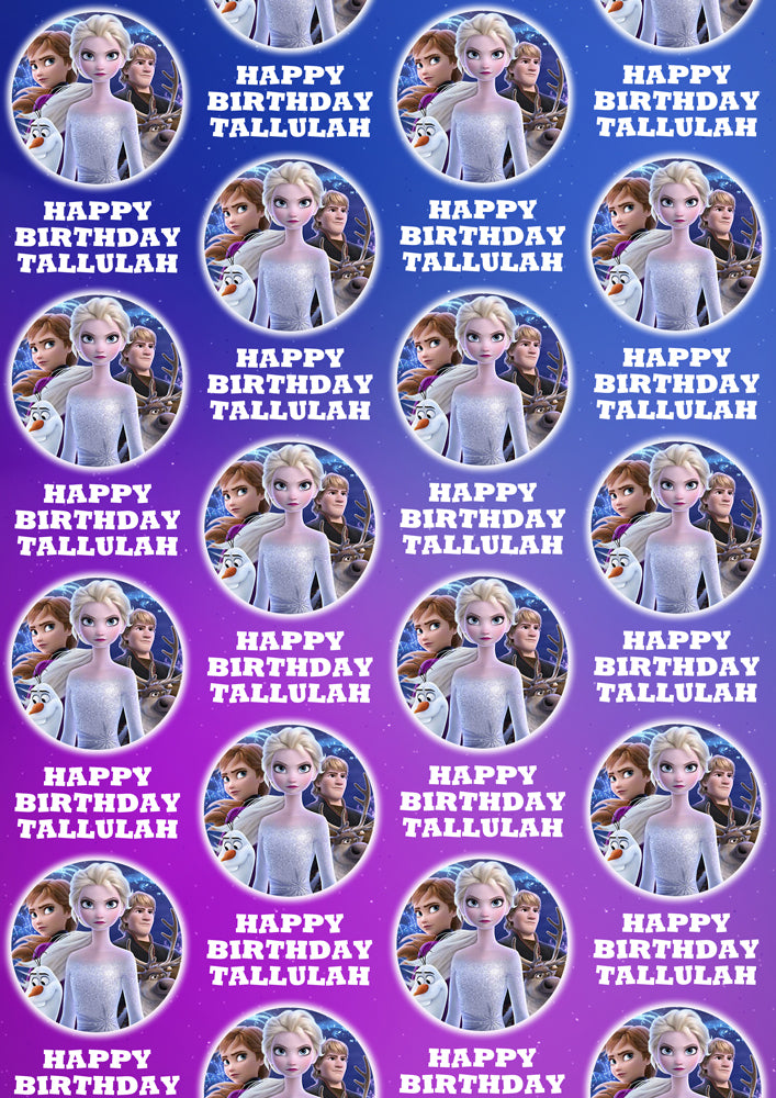 FROZEN 2 Personalised Wrapping Paper - Disney – elephano.com