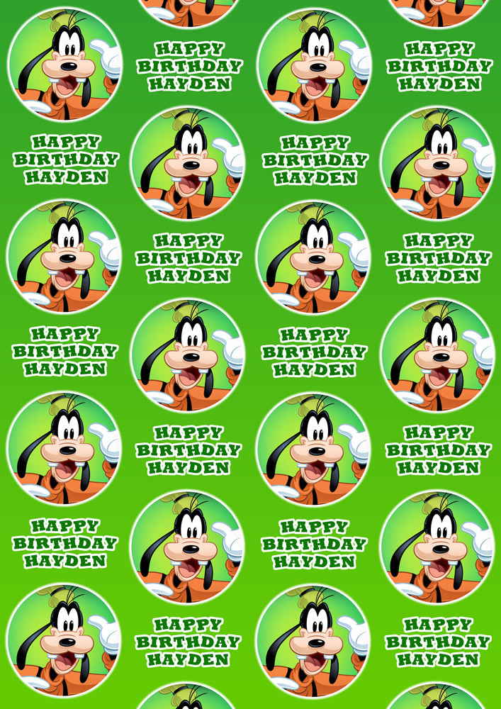GOOFY Personalised Wrapping Paper - Disney – elephano.com